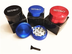 Seego 50mm 3 Piece Grinder For Sale — Vape Pen Sales